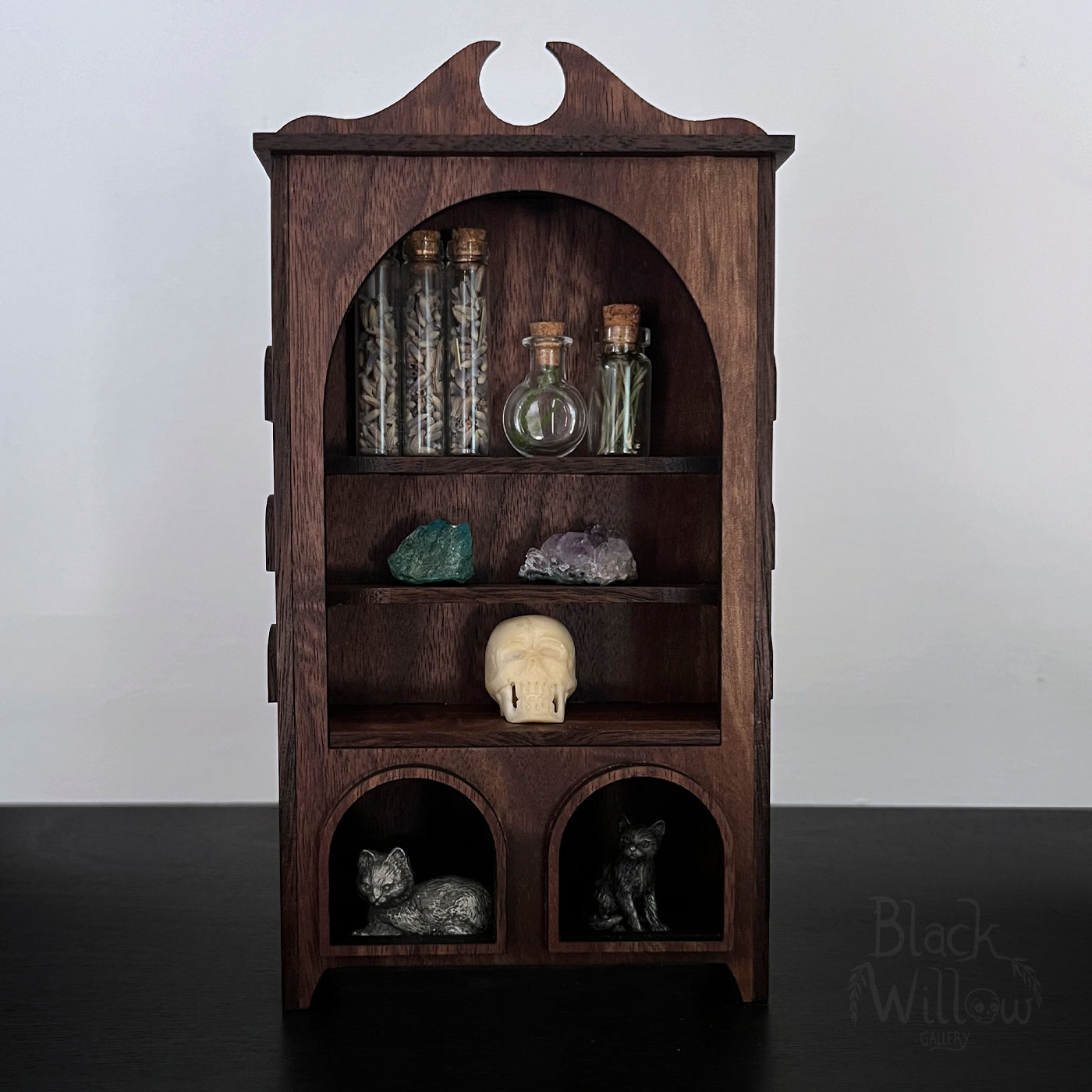 Miniature Apothecary Cabinet – Black Willow Gallery
